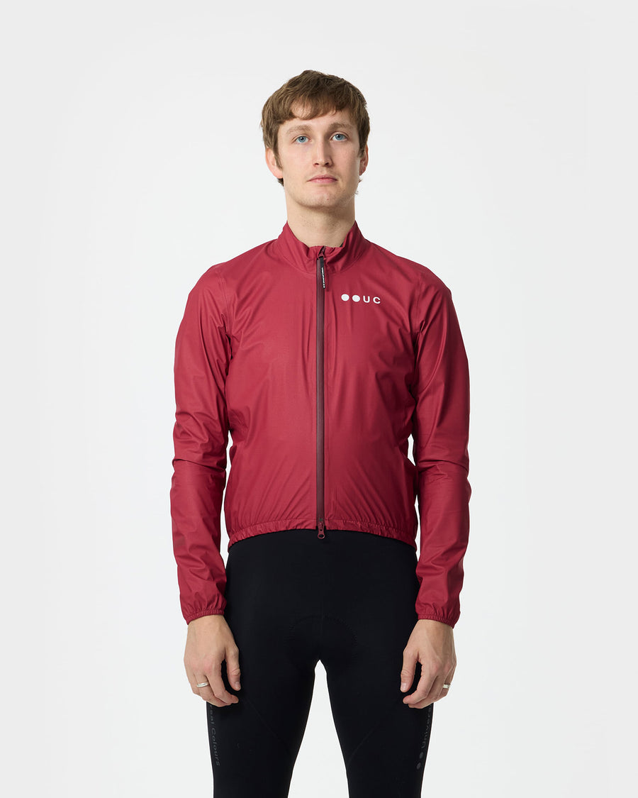 Universal Colours Victor Red Mono Men's Rain Jacket | Universal Colours