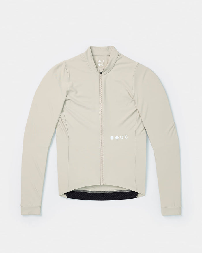 Stone White Mono Men's Long Sleeve Jersey | Universal Colours